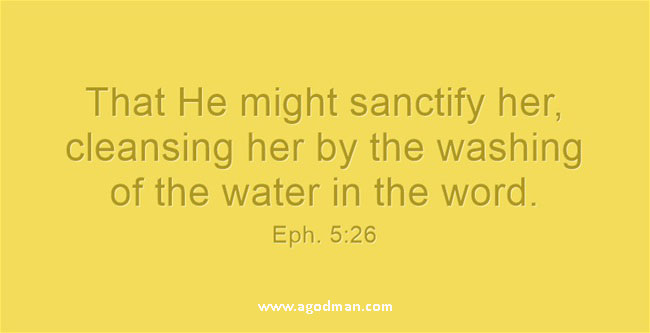 Renewing Spirit Washes away Negative things for God's Building